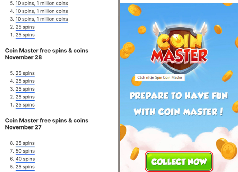 Full code Coin Master mới nhất 01/2025, cách nhập chi tiết